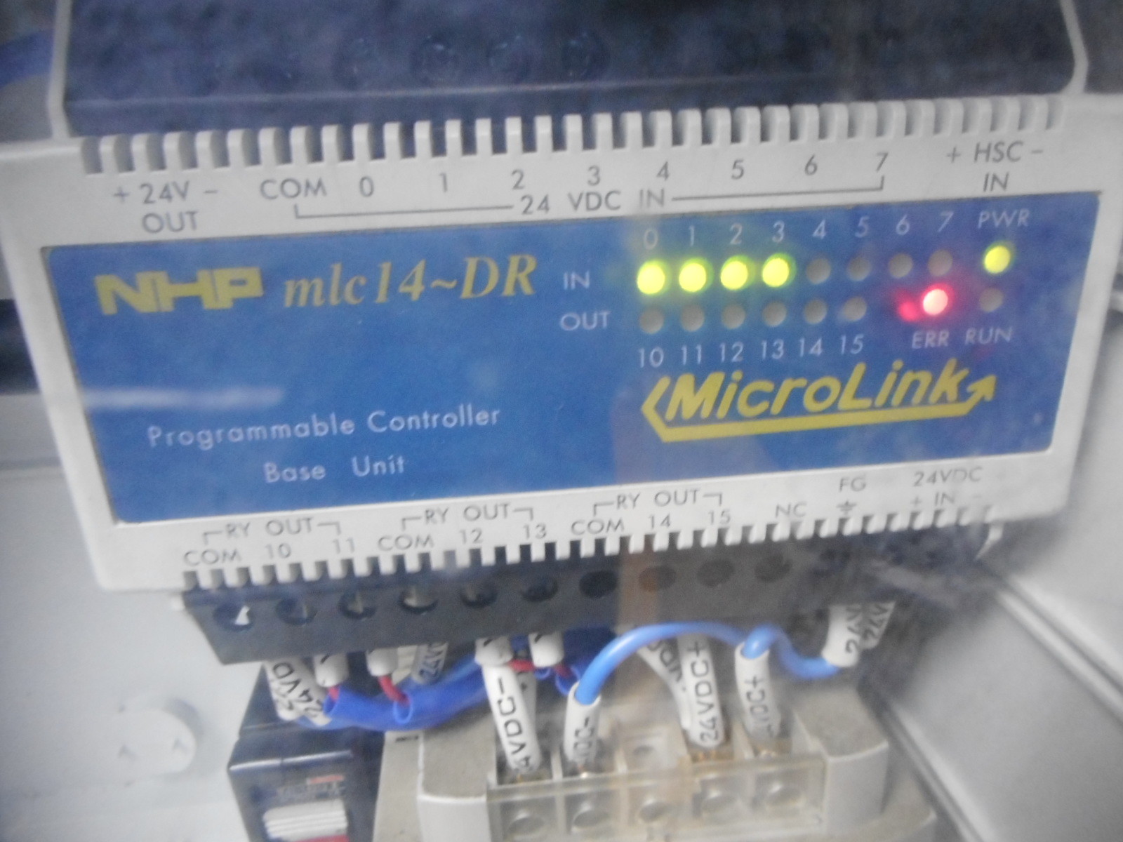 NHP MICROLINK PLC TRAINER -- 8 Inputs 4 outputs DH485 + Power Supply ...