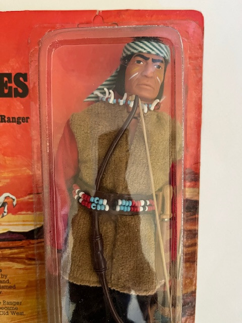 MIB MOC MOSC RED SLEEVES FIGURINE MARX Lone Ranger GABRIEL 1973 # 7404/ ...