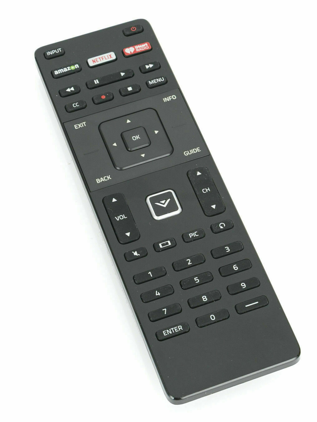 XRT122 for Smart TV Vizio Remote Control w Amazon Netflix iHeart Radio ...