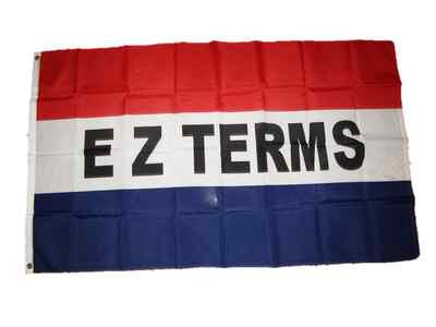 3x5 Advertising E Z Terms Flag 3'x5' Banner Brass Grommets | eBay