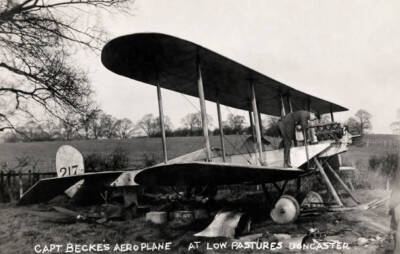A Captain Alexander Beck a pilot RAF a World War One flying ace wi- Old ...