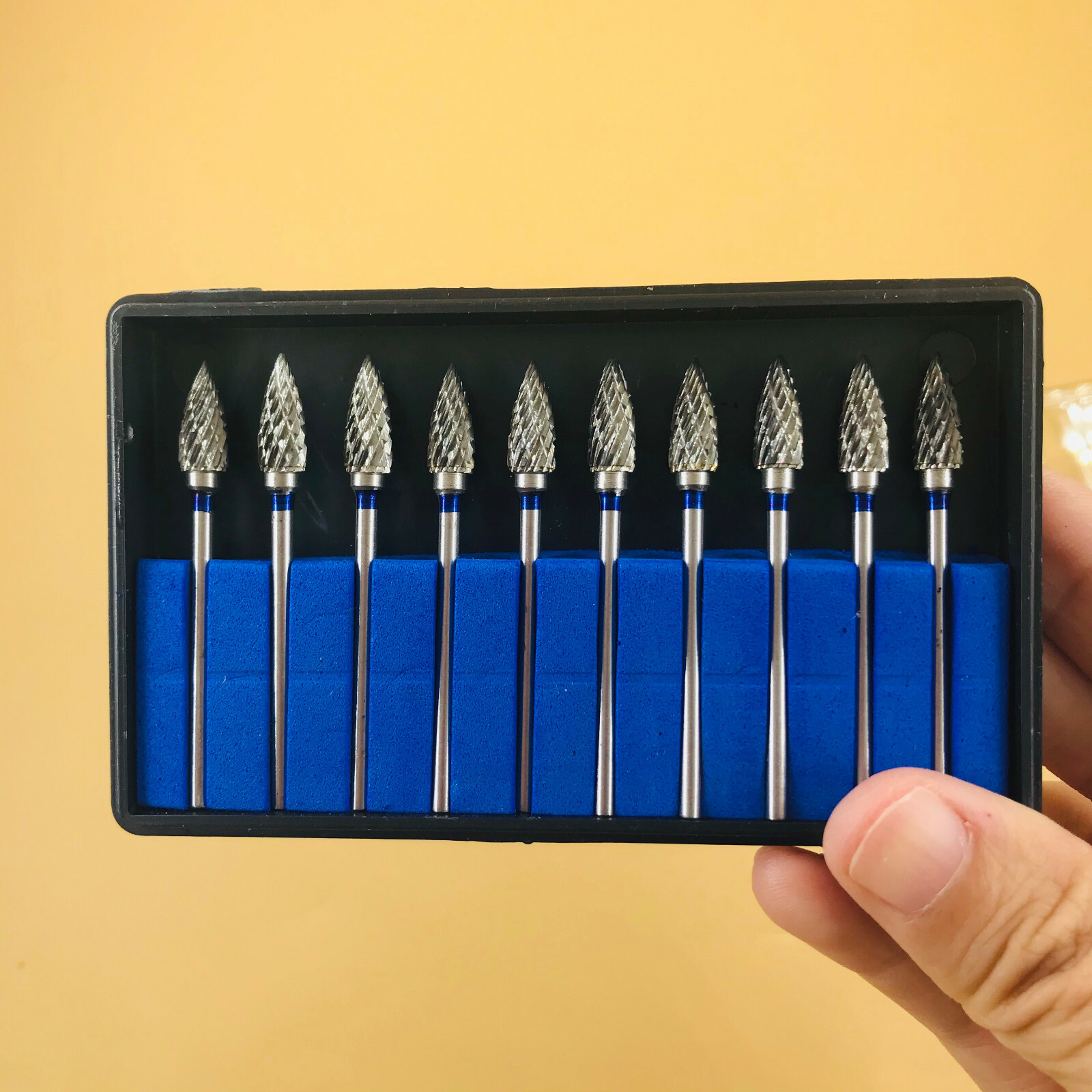 10pcs High Speed Dental Burs Tungsten Steel Crown Metal Cutting Burs G5 ...