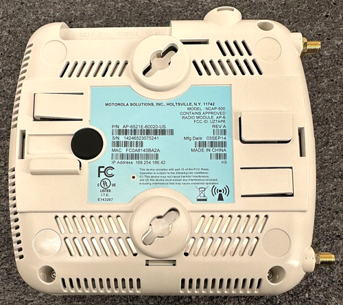 AP-6521E-60020-US Motorola AP-6521 EXPRESS 802.11N AP, external Antenna ...