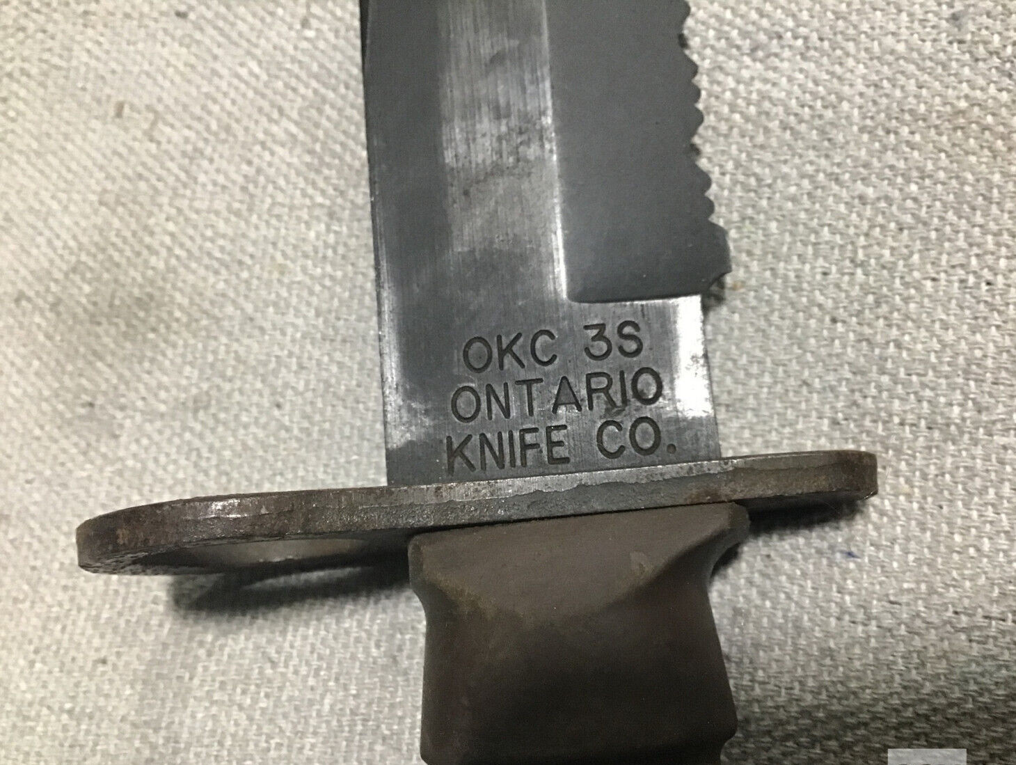 USMC Ontario Knife Co OKC 3S Bayonet Combat Knife and Scabbard – La Paz ...