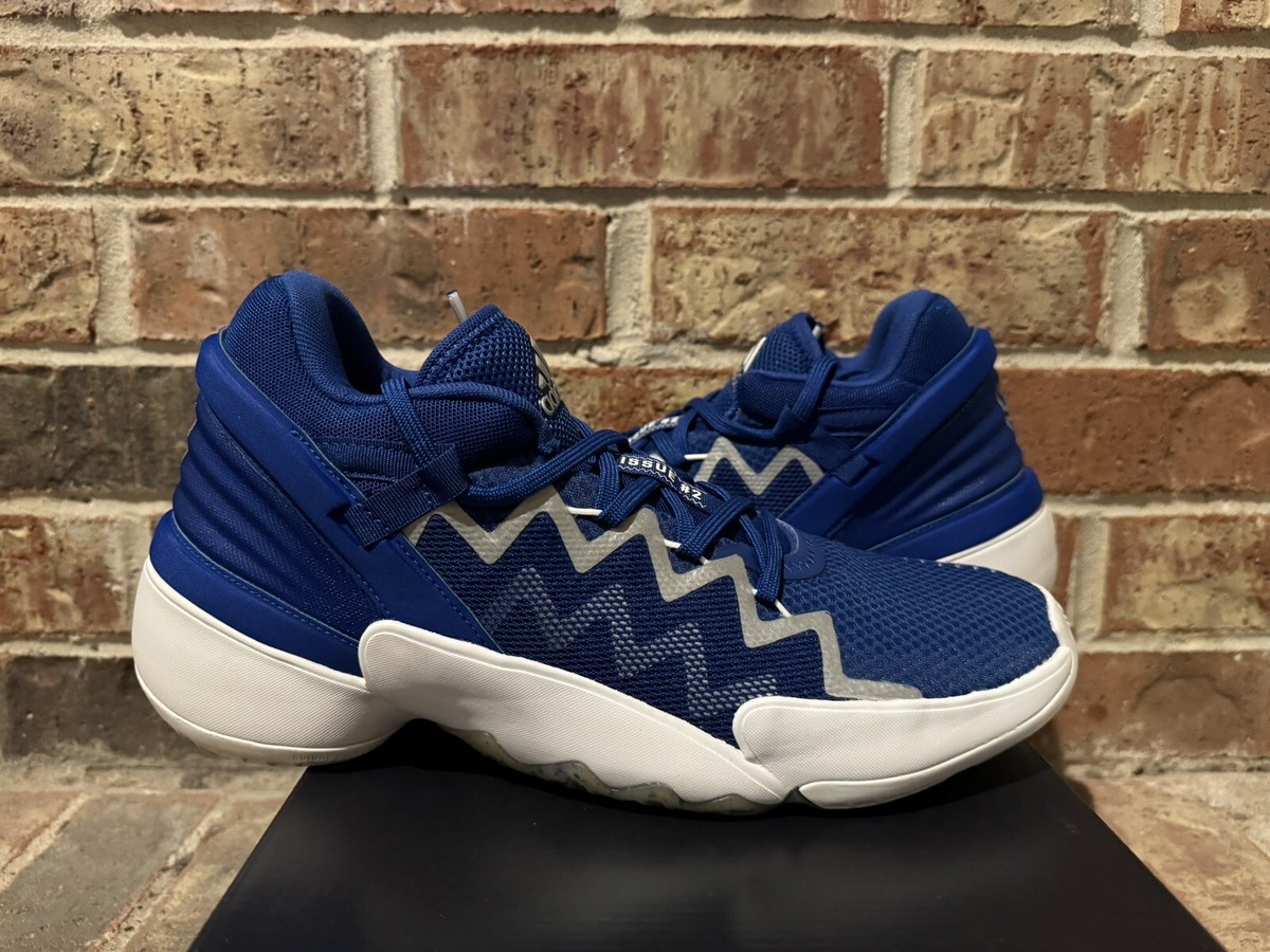 New 10.5 Adidas D.O.N. Issue 2 Royal Blue White Basketball