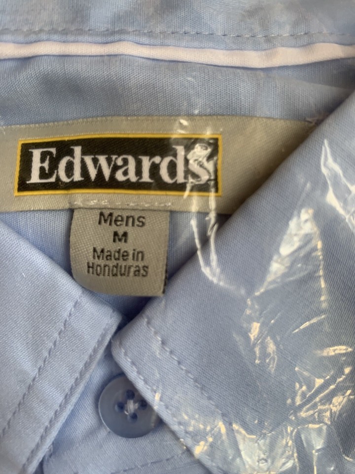 Edwards Uniform - Mens Size M - Light Blue NEW! | eBay