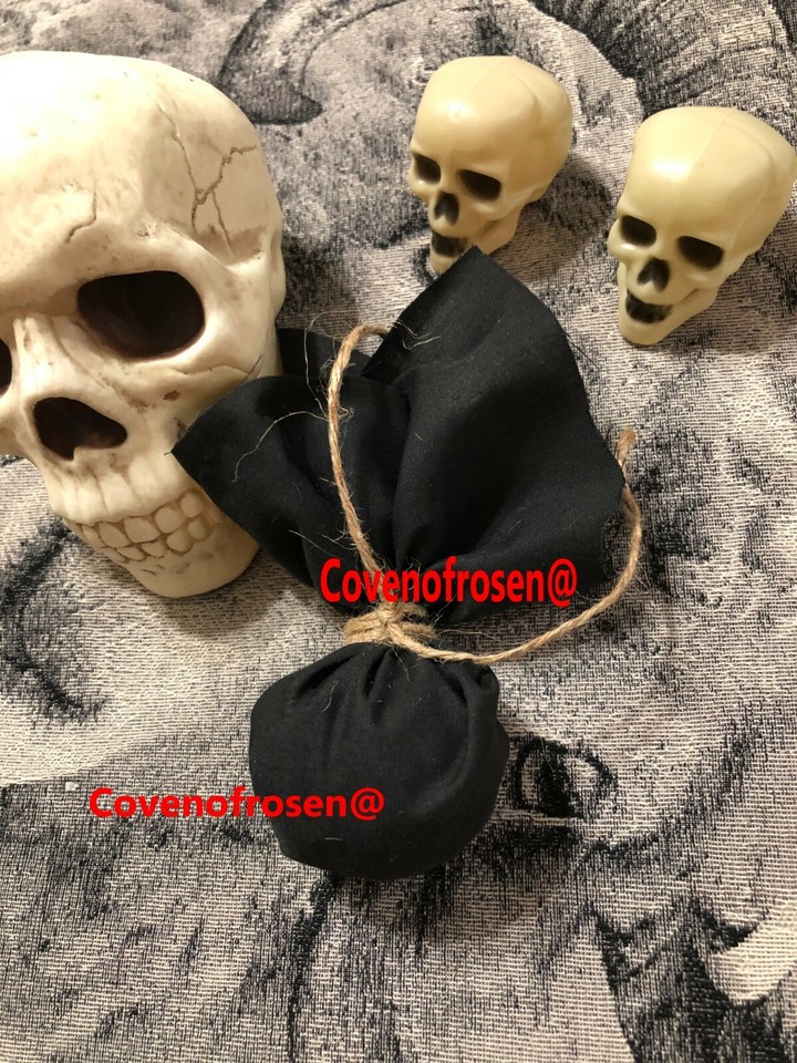 Mystical Black Hex Bag~ Casting,Spells, Santeria ,Voodoo Hoodoo Wicca ...