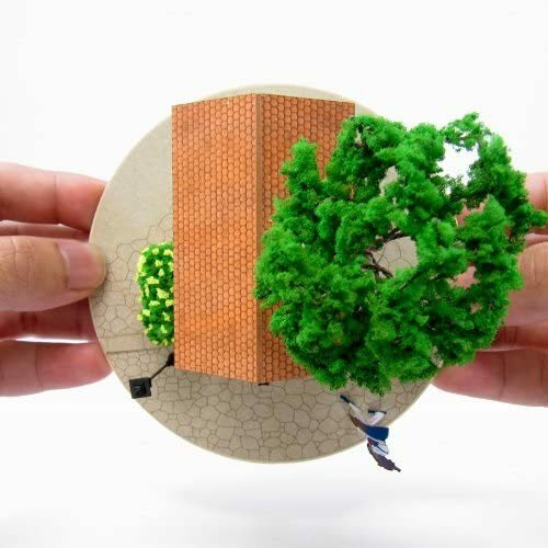 Sankei Miniature Kit Studio Ghibli The Cat Returns Cat's Office Paper ...