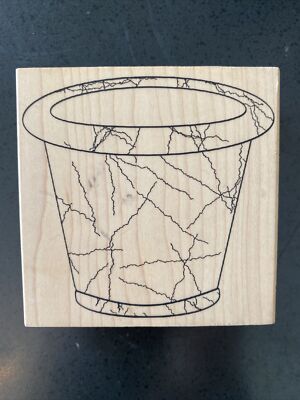 Crack Pot Rubber Stamp-Stamp It | eBay