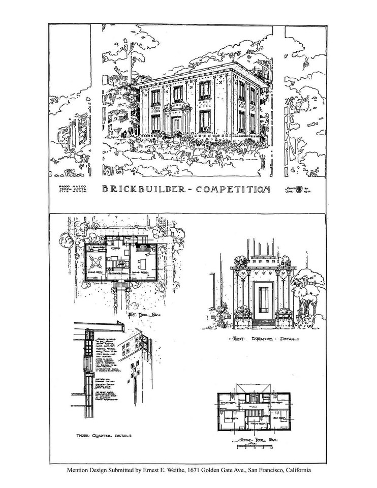 House Design Competitions, Book 4 Drawings - The Natco House for $6,000 ...