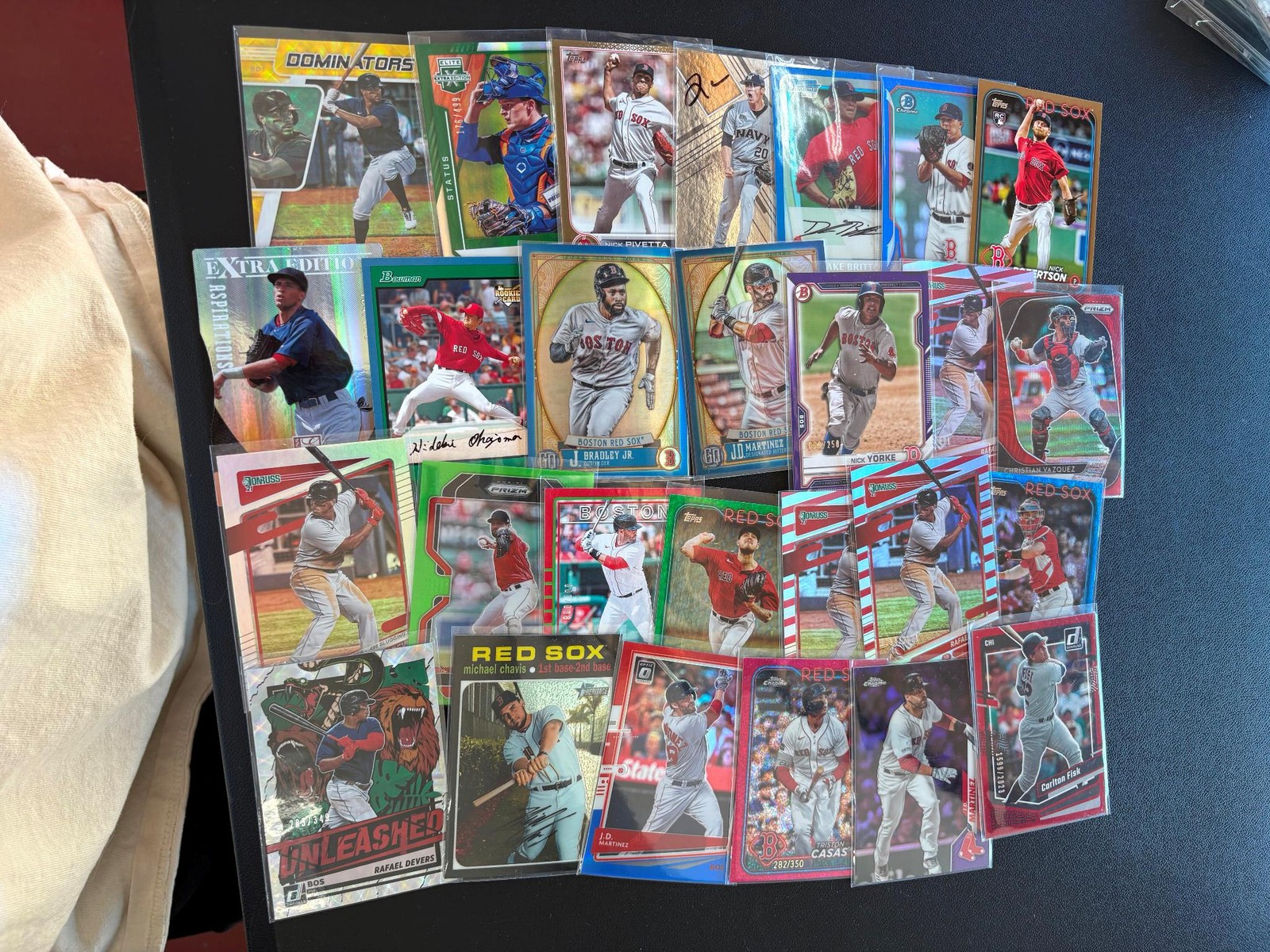 (27) Boston Red Sox Assorted Serial Numbered Baseball Card LOT E70 | eBay