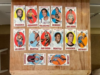 13 Vintage 1969 Topps Basketball Cards Lot | eBay
