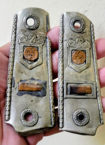 Antique Vintage Mexican Alpaca Handmade Gun Grips #3 | eBay