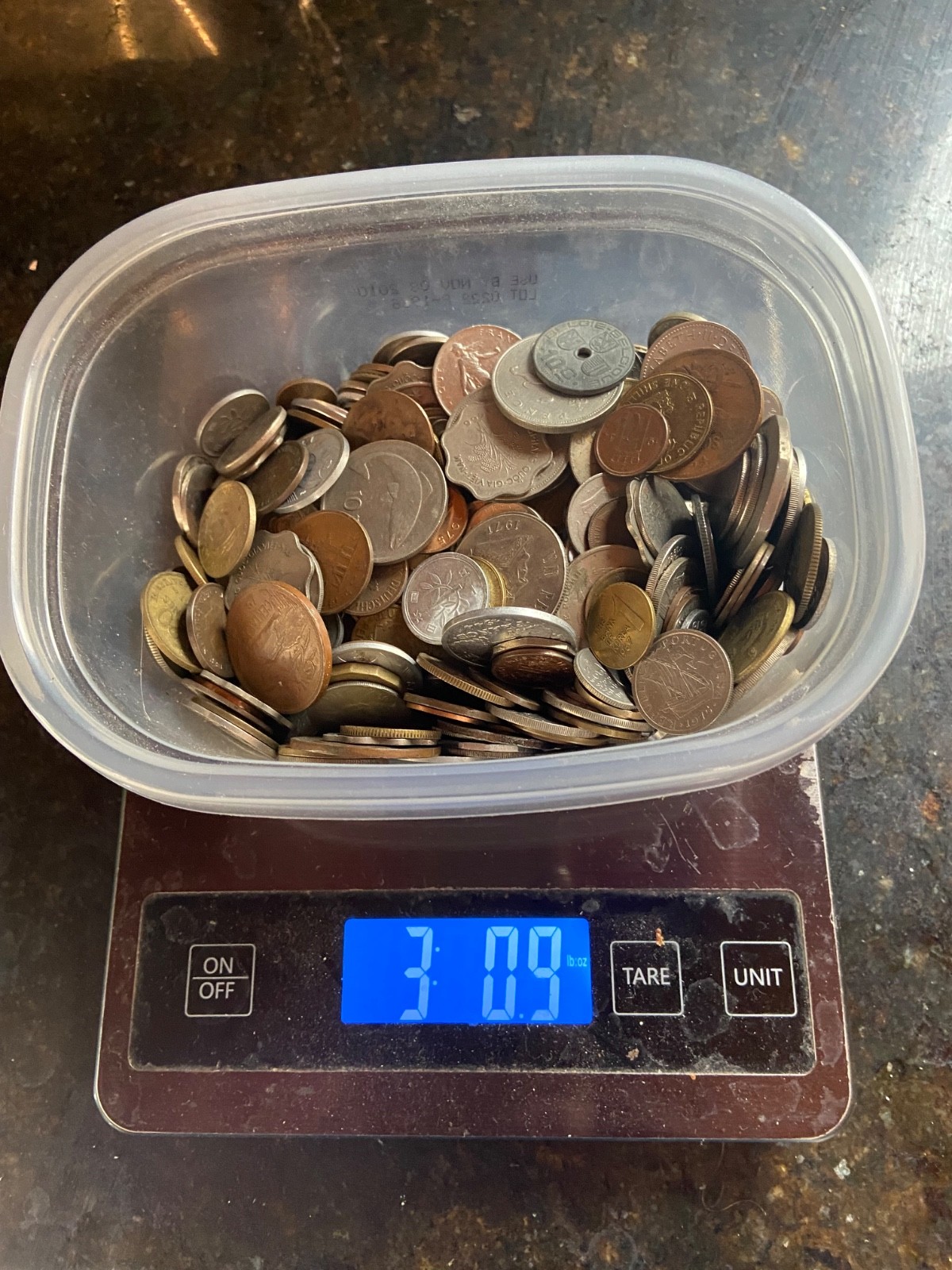 Bulk Lot World Foreign Coins 3 lbs. Pounds Many Countries some 100 ...