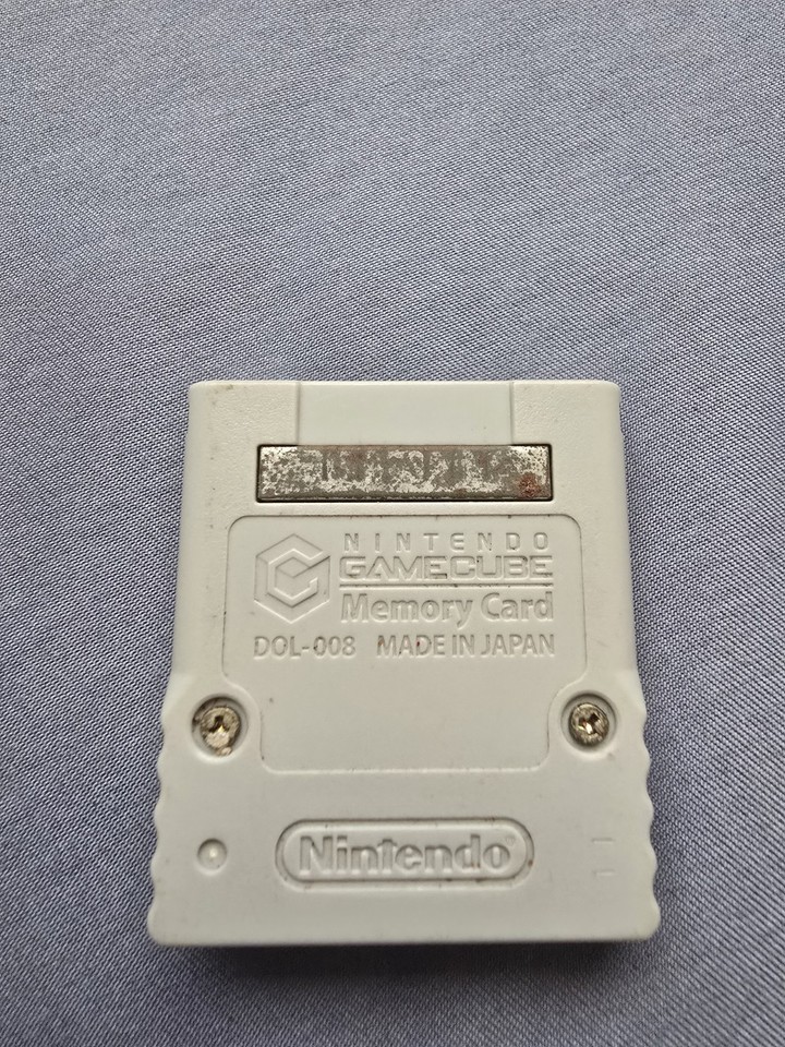 Official Nintendo GameCube Animal Crossing Memory Card DOL-008 Oem | eBay