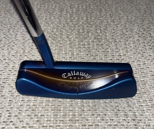 BEAUTIFUL RH CALLAWAY TOUR BLUE TT2 PUTTER 35" W/NEW WINN PRO 1.32 ...
