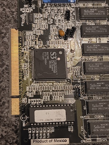 S3 ViRGE/GX On Board Q5A4BB Graphics Card Nitro 3D/GX 1.3 Untested | eBay