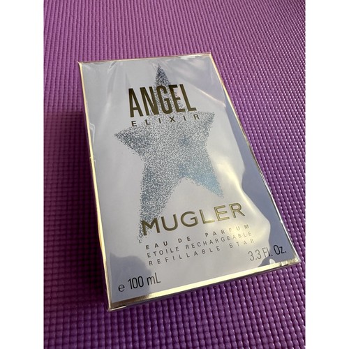 $185 Angel Elixir Mugler Eau de Parfum 3.3 fl oz Refillable Star Women ...