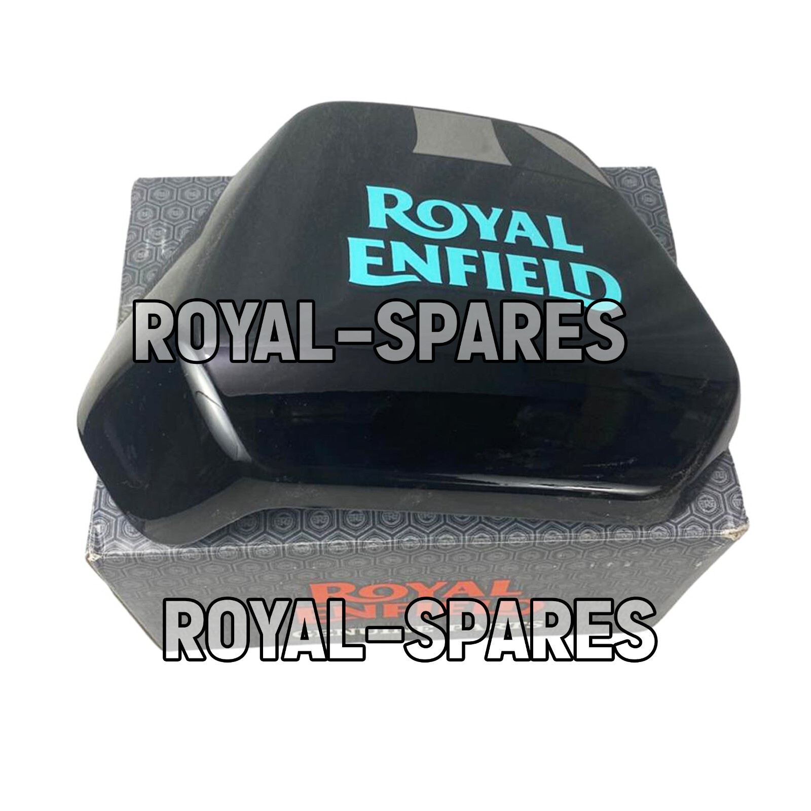 Royal Enfield TANK PANEL WITH RO DECAL GLOSS BLACK LH For Scram 411 ...