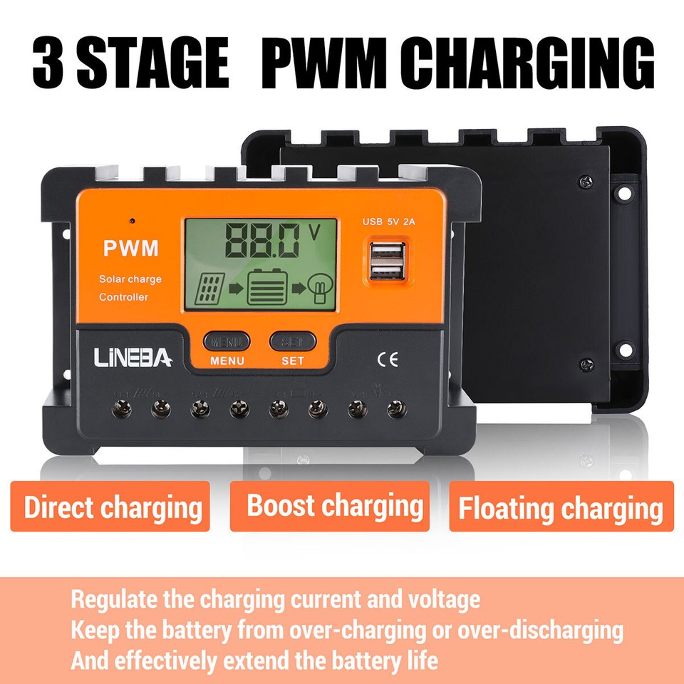 400W 200W 100W 12V Flexible Solar Panel Kit w/Controller for RV Camping ...