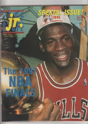 Tuff Stuff Jr. MICHAEL JORDAN 1991 NBA Finals Magazine Uncut Cards ...