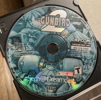 Sega Dreamcast Capcom Gunbird 2 Arcade Shooter Game Shmup DC Bullet ...