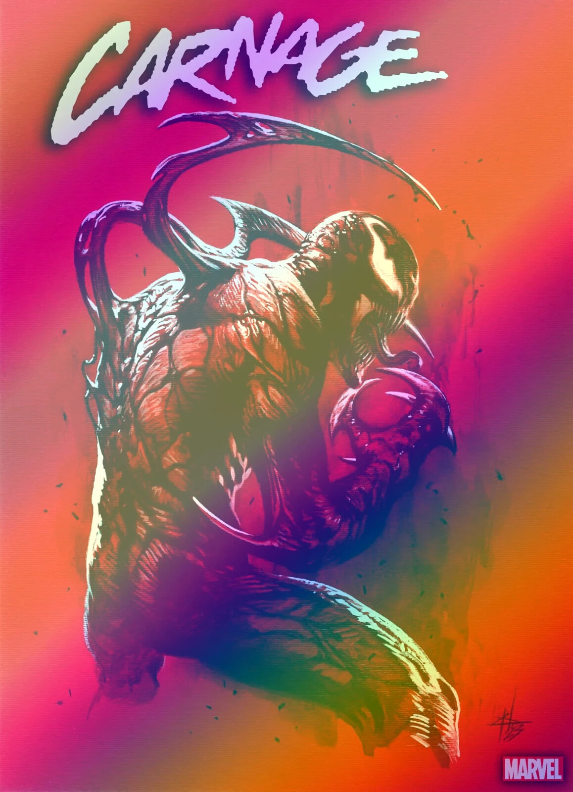 ⭐FOIL⭐ CARNAGE #1 (GABRIELE DELL'OTTO VARIANT)(2023) ~ Comic Book ...