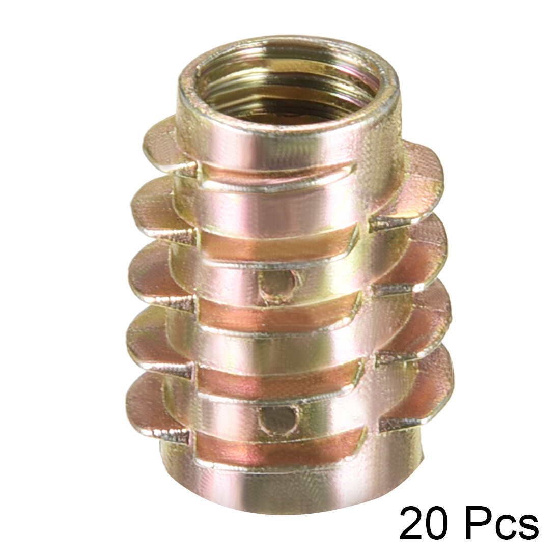 Threaded Insert Nuts Zinc Alloy Hex-Flush M8 Internal Threads 18mm ...