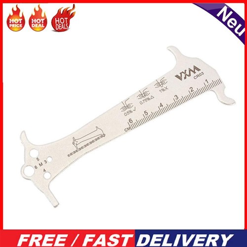 2Pcs Bike Chain Wear Indicator Ruler Cycling Chains Gauge Measurement ...