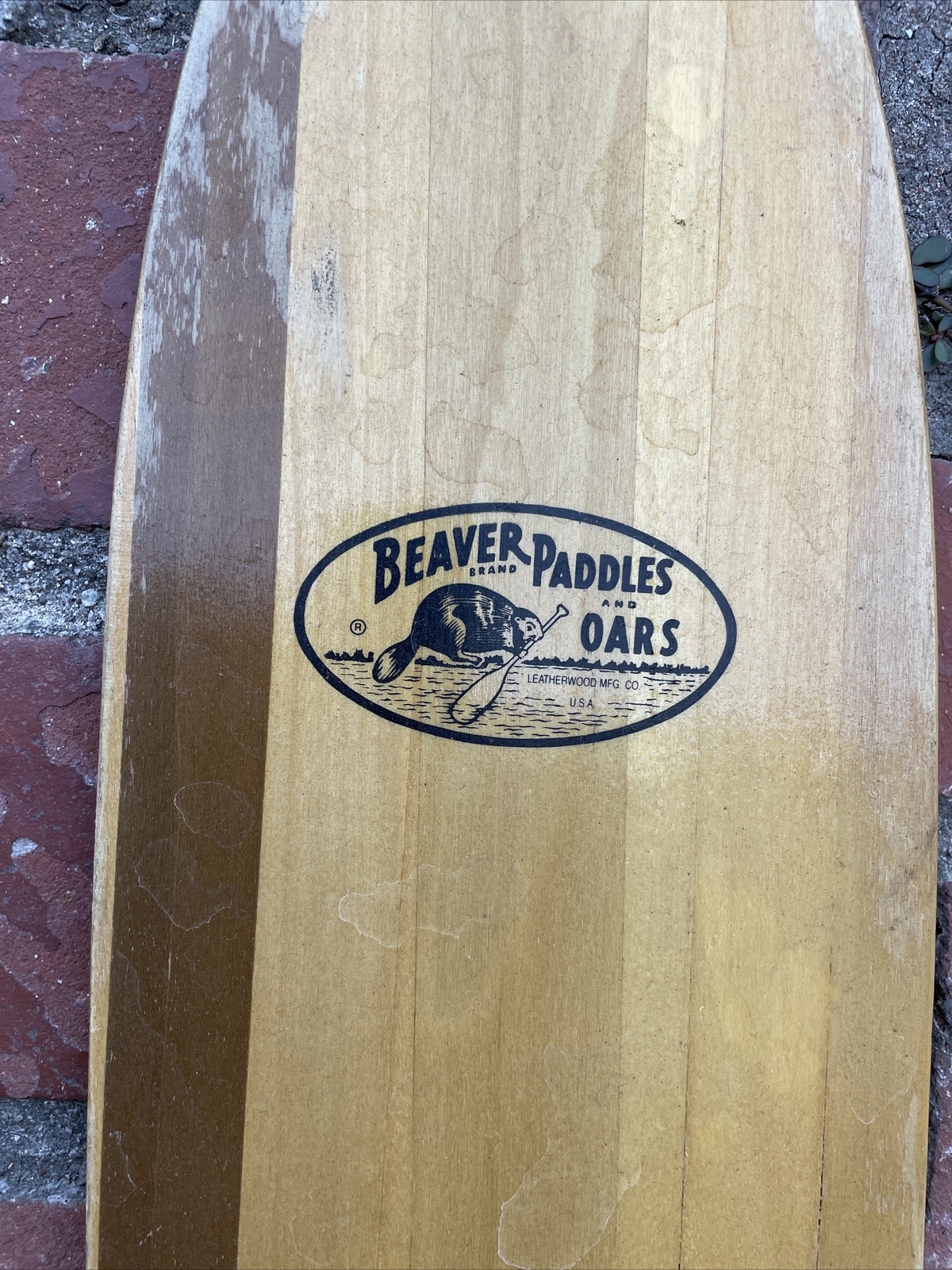 Beaver Beavertail Wood Paddle Oar Brand Canoe Boat 47” | eBay