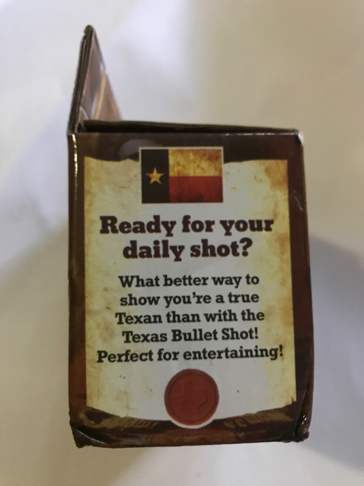 Texas Bullet Shot Glass set of 2 bullet shaped shot glasses value pack ...