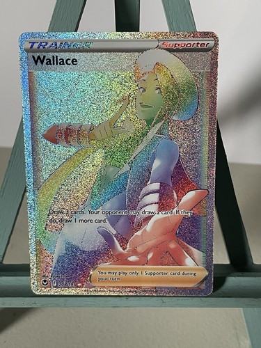 Pokémon TCG Silver Tempest Full Art Trainer Wallace #208/195 | eBay