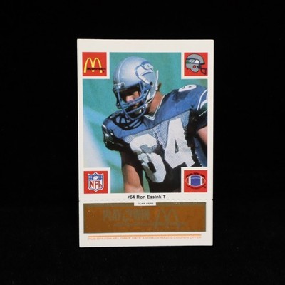1986 Ron Essink Seattle Seahawks McDonald's GOLD Game Card #64 | eBay