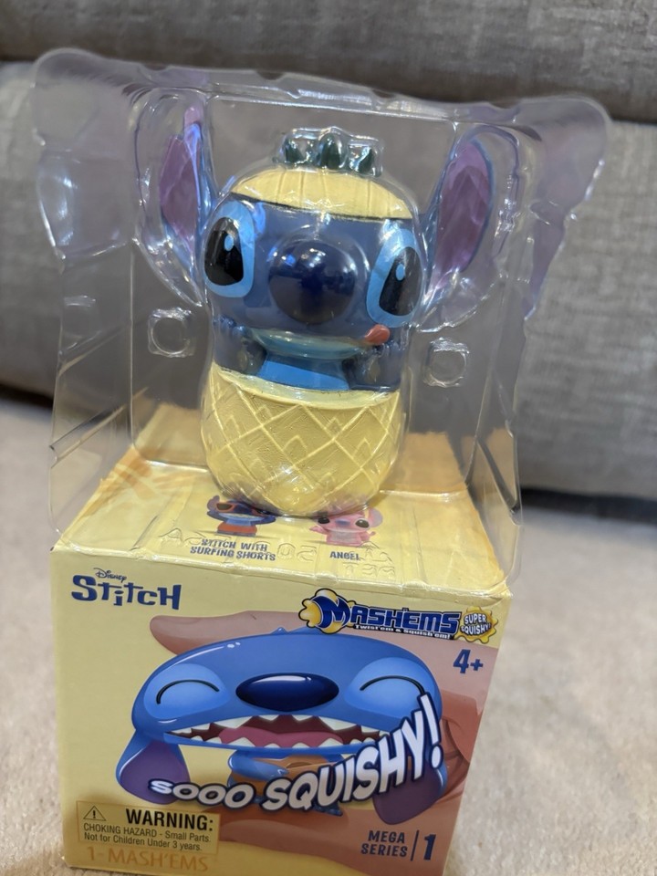 NEW DISNEY STITCH Mashems Mega series squishy toy fidget, STITCH IN A ...