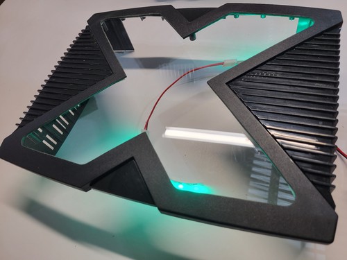 Custom "Big X" Original Xbox case mod kit shell housing w LED kit plug ...