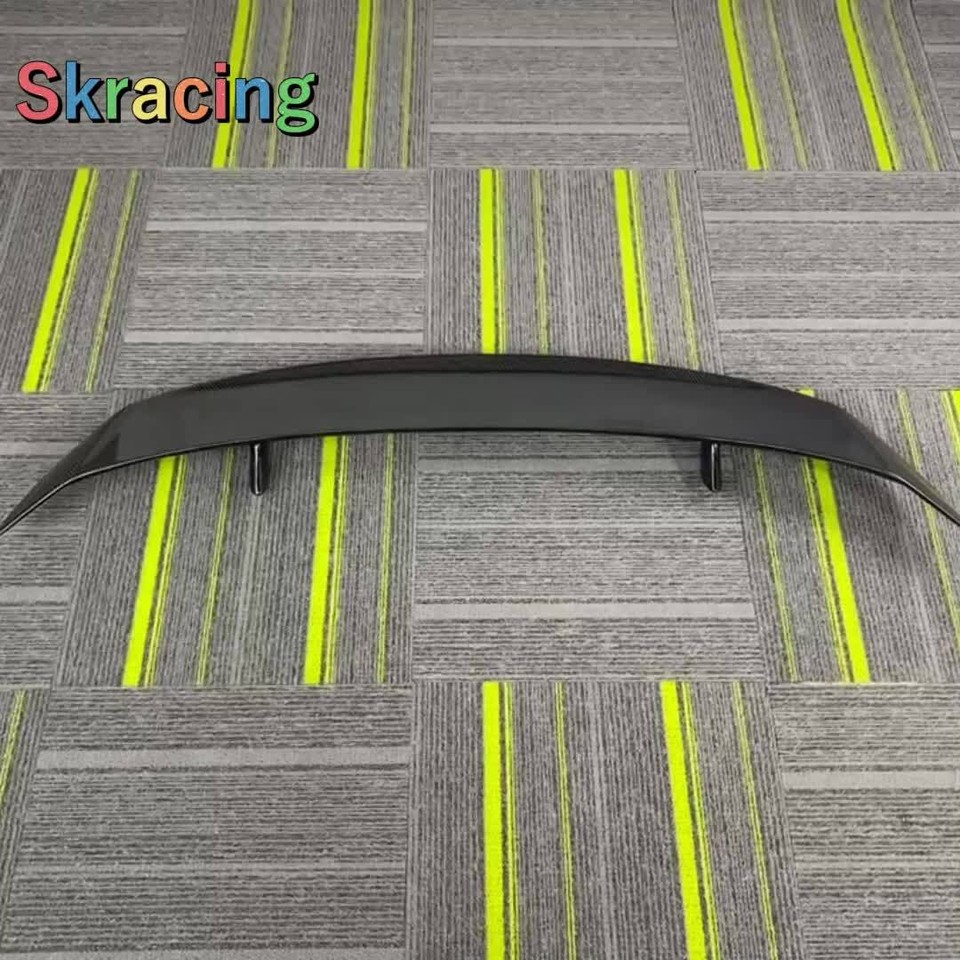 Universal GT-Style Racing For Car Real Carbon Fiber Wing Spoiler Rear ...