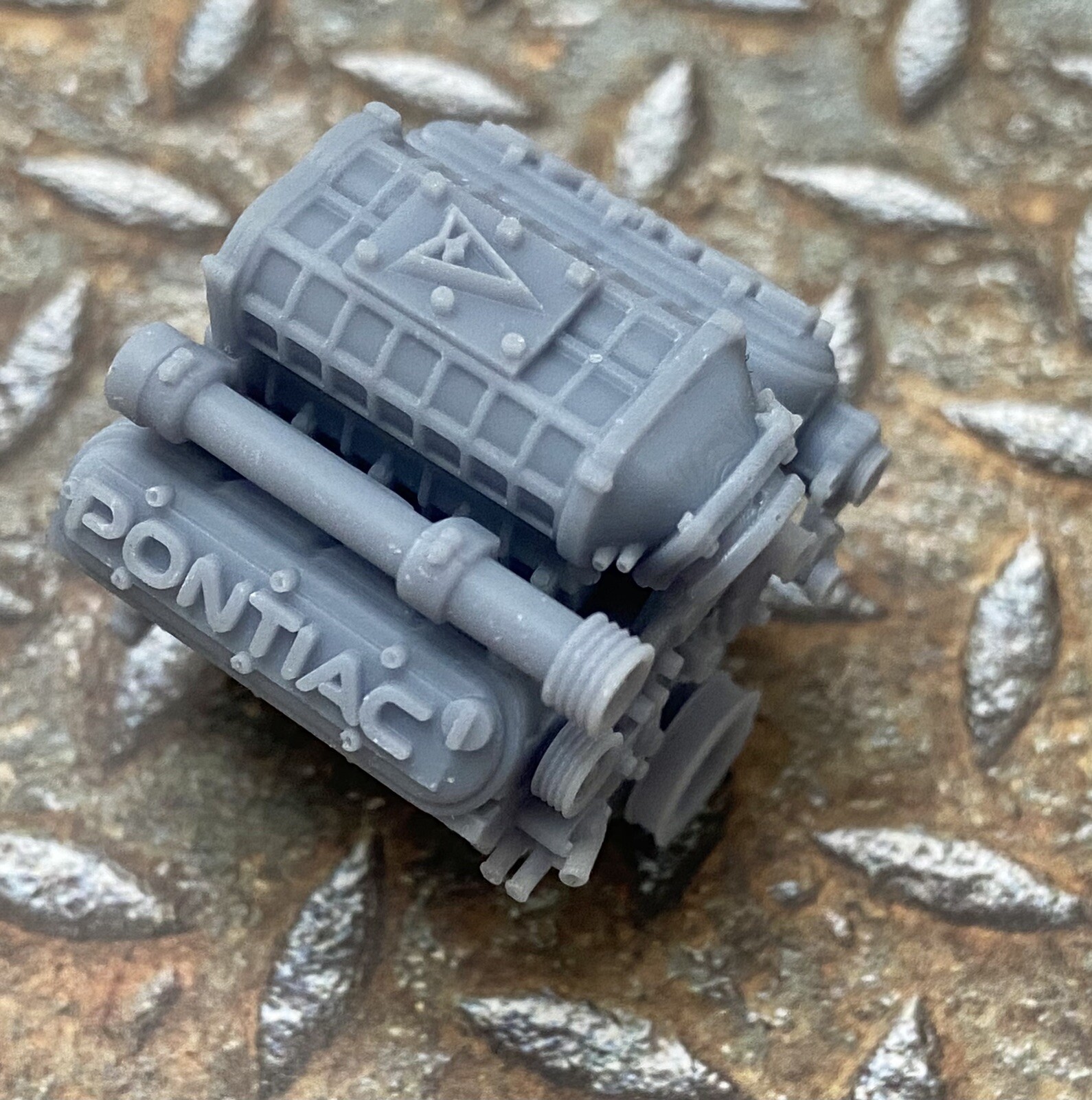 Resin Custom Pontiac LS engine, Supercharged, for scale model cars, 1/ ...