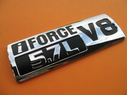 TOYOTA TUNDRA SEQUOIA IFORCE V8 5.7 L EMBLEM LOGO BADGE SIGN NAME USED ...