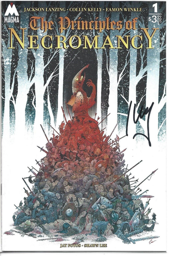 THE PRINCIPLES OF NECROMANCY #1 SIGNED JAY FOTOS MAGMA COMIX 2024 NEW ...