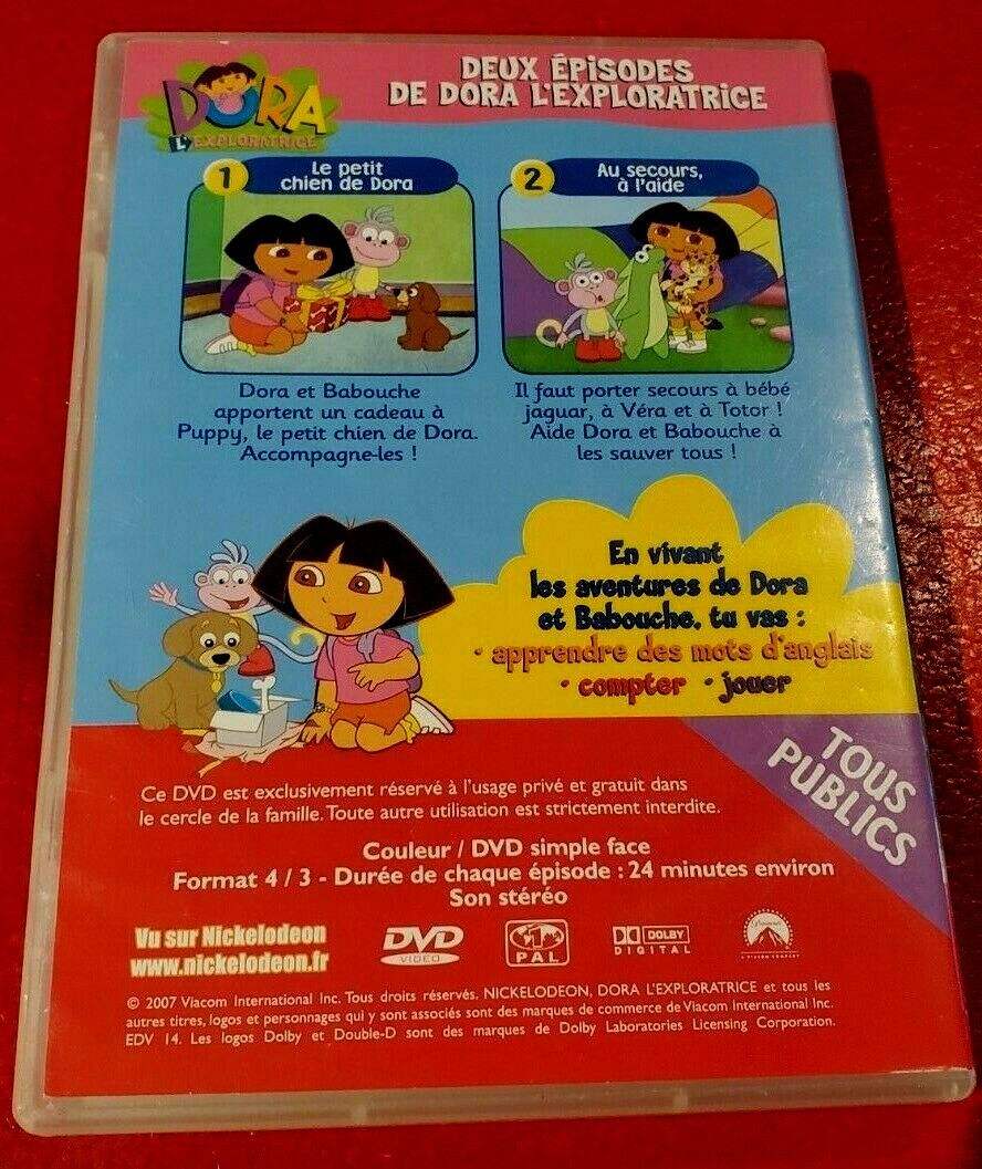 *DVD Movie Dora L'exploratrice Une Collection en DVD Volume 41 - The ...