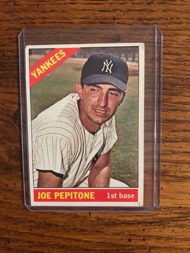 Joe Pepitone 1966 Topps Baseball Card | eBay