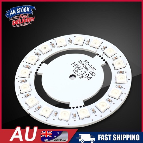 AU 16-Bit Round Full Color LED Module 800Kbps 5050RGB LED Ring Light ...