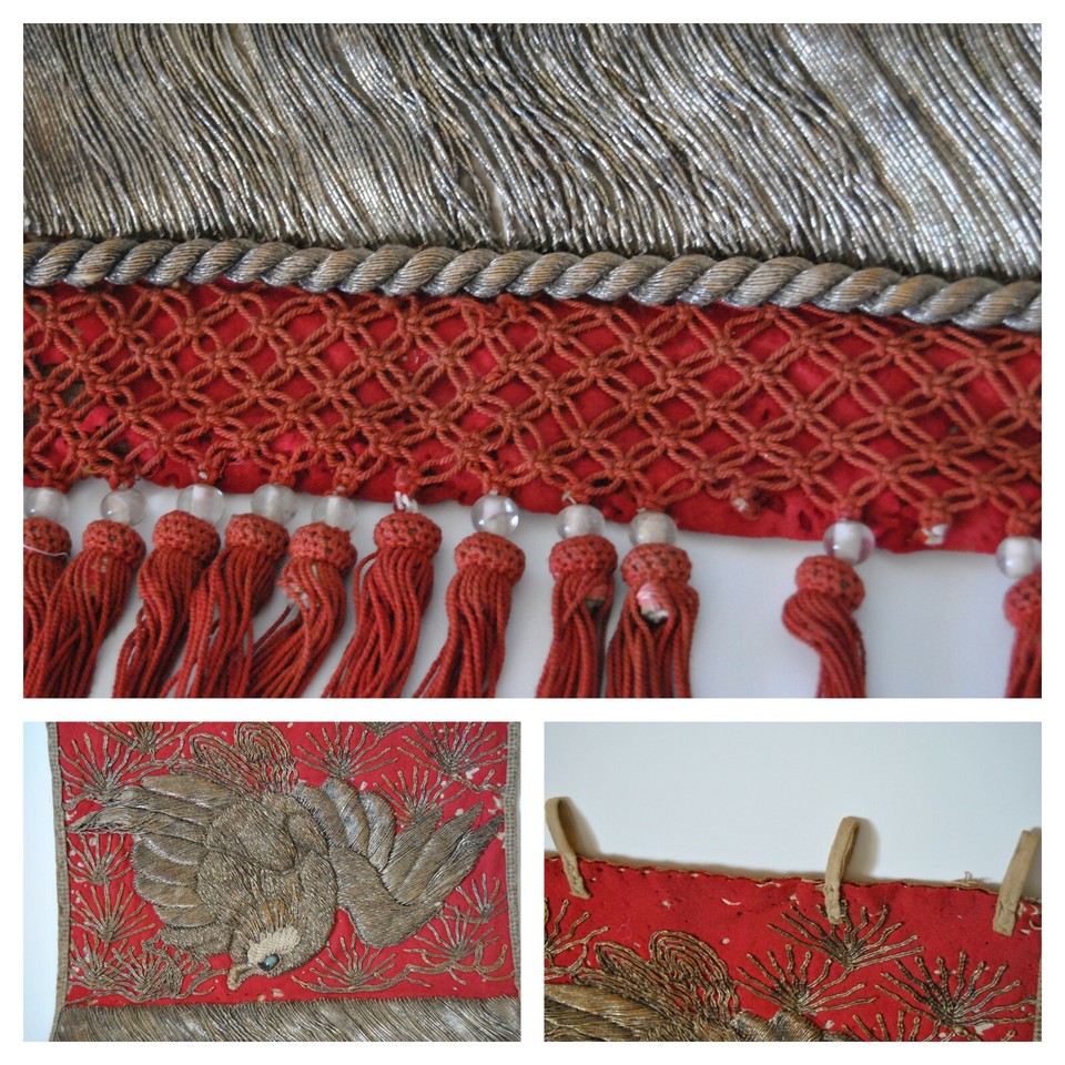 Japan Sumo Wrestler's Ceremonial Apron Kesho Mawashi Antique 19th C ...