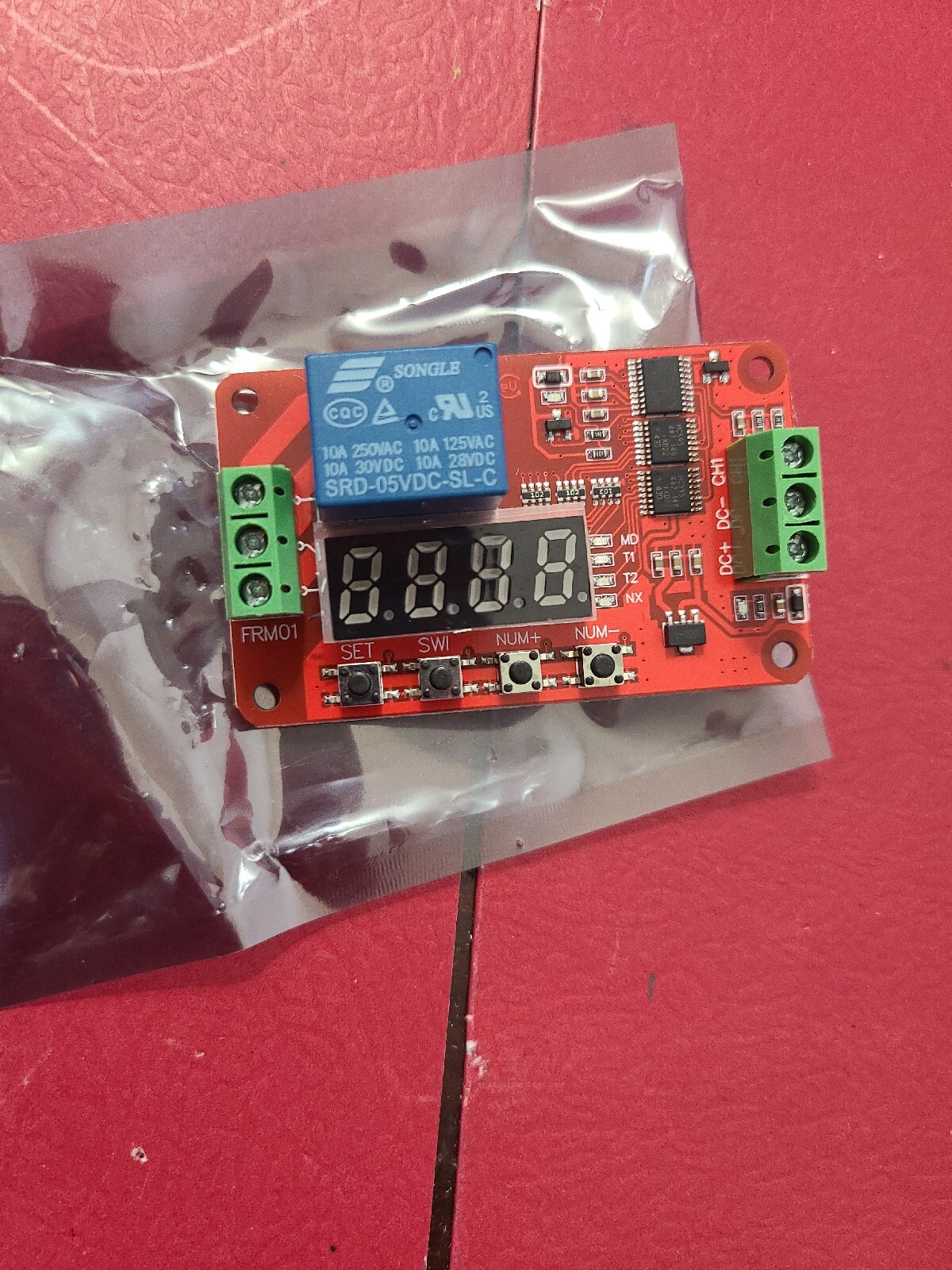 FRM01 DC 5V 1 Channel Multifunction Relay Module Loop Delay Timer Swith ...