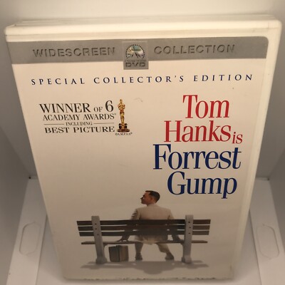 Forrest Gump (DVD, 2001, 2-Disc Set, Special Collectors Edition Tom ...