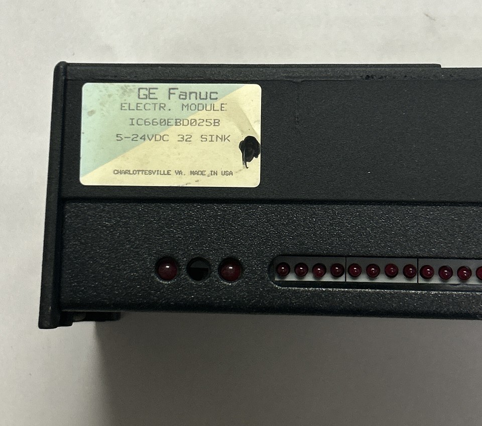 GE FANUC,IC660EBD025B,GENIUS BLOCK SINK I/O MODULE | eBay