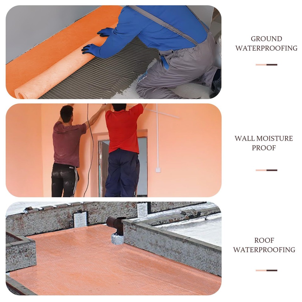 Waterproofing Membrane 20mil Tile Underlayment for Bathroom Shower ...
