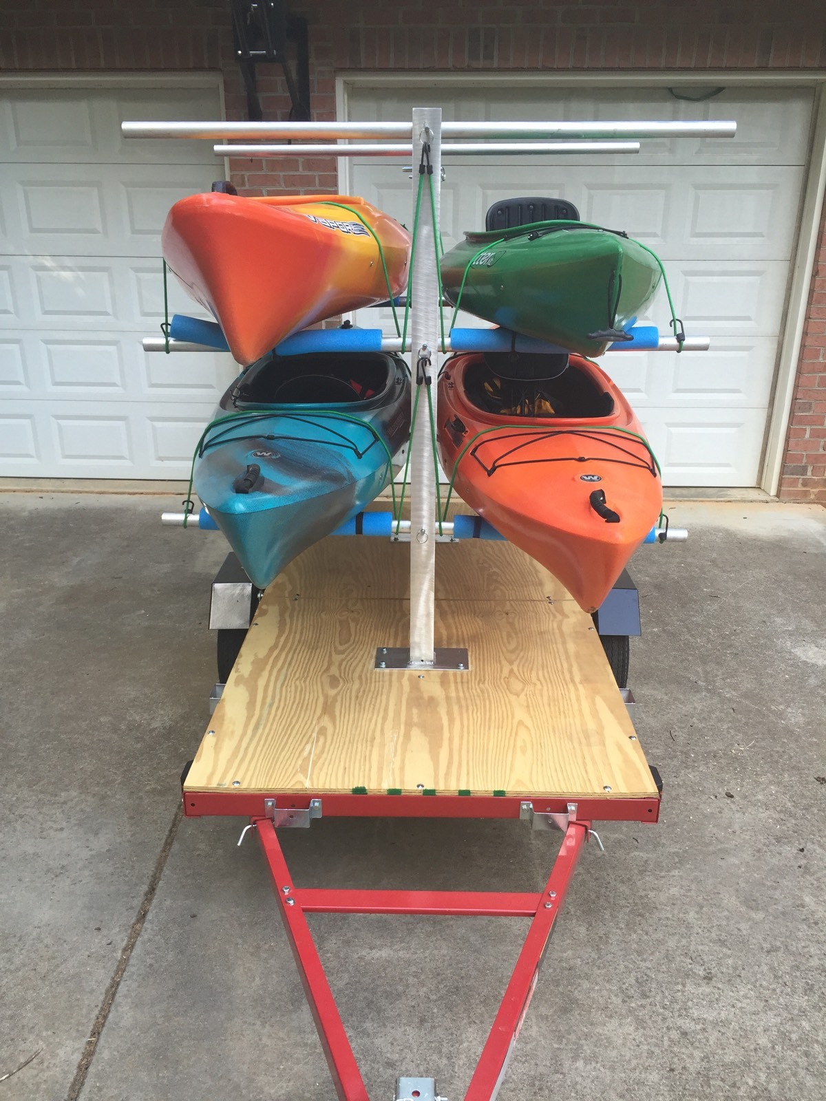 CarriCo Watersports Kayak Carrier Rack Canoes Boats Paddleboard SUP (no ...