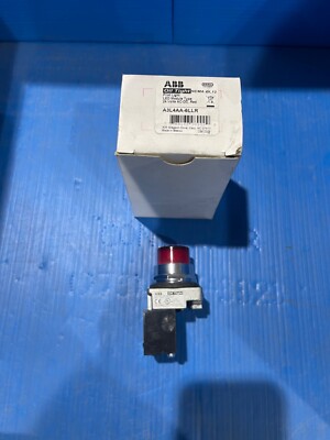 ABB PILOT Indicating Light LED 24V NEMA 3/3R/4/4X/12/13 OIL TIGHT RED ...