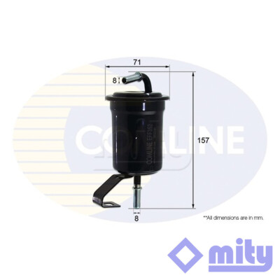 Fits Toyota Land Cruiser Prado 2002- 4.0 Fuel Filter Mity 2330031100 ...